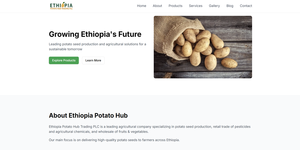 Ethiopia Potato Hub Trading PLC